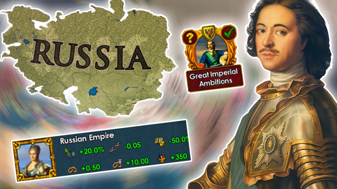 RUSSIA Has The MOST COMPLEX MISSIONS And GOVERNMENT In EU4 - YouTube