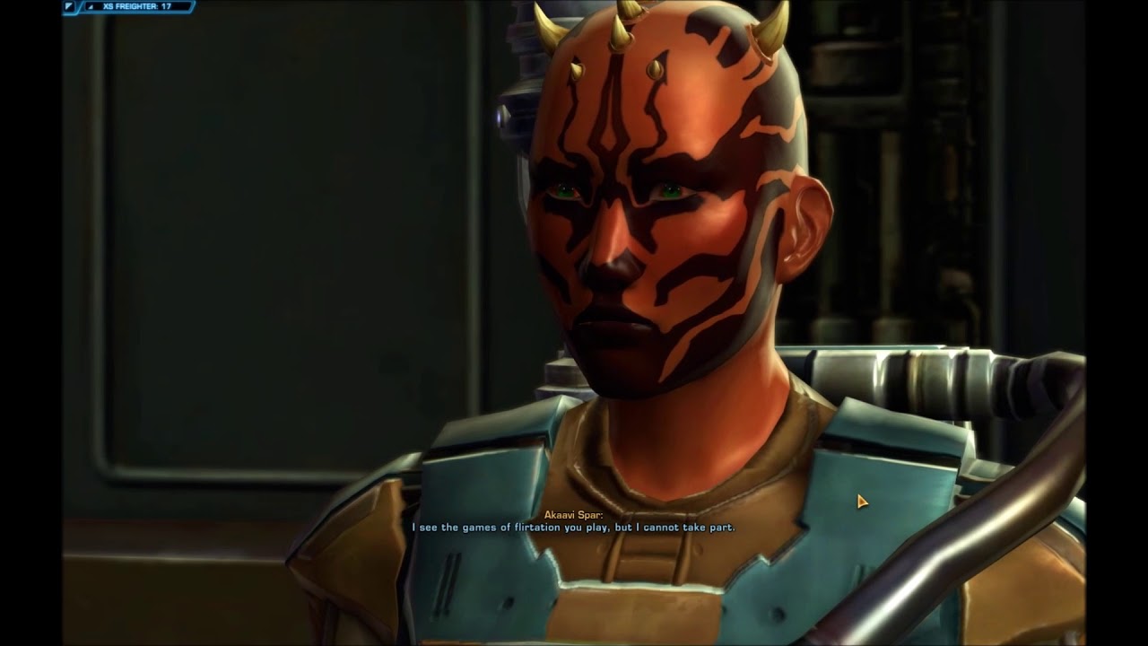 Star Wars; The Old Republic, Smuggler, Akaavi Spar Romance - YouTube