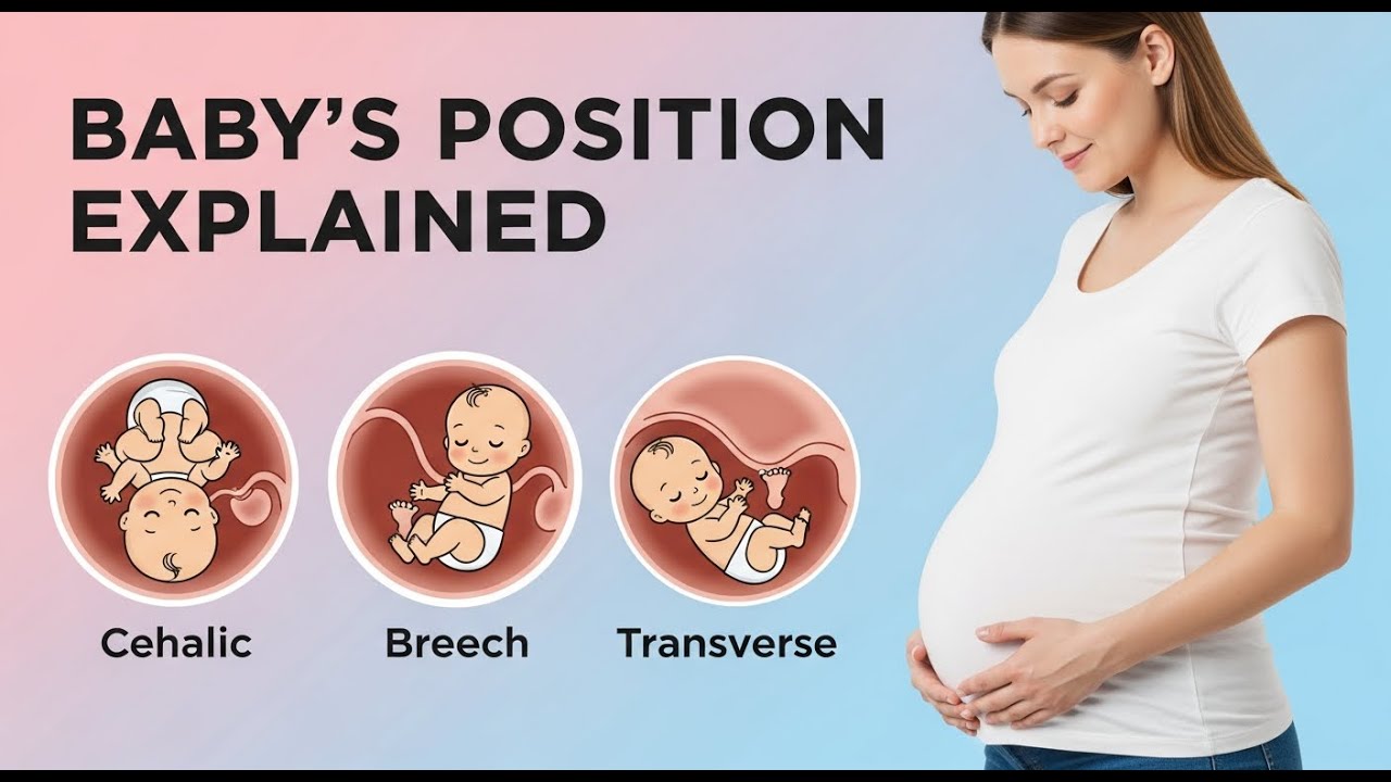 Baby’s Position Explained — Cephalic, Breech & Transverse in 30 Seconds ...