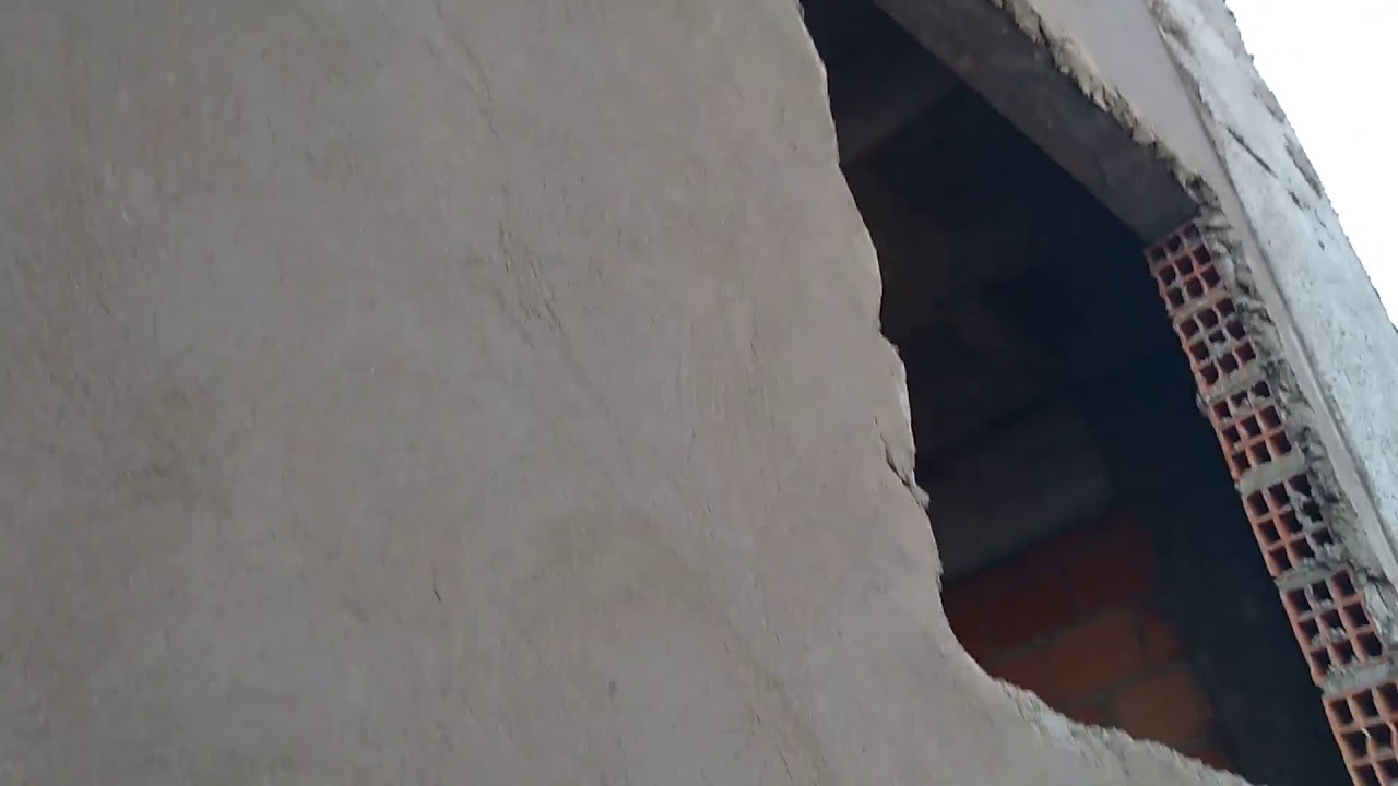 reboco na fachada de prédio e todo torto? - YouTube