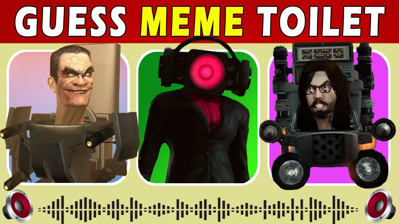 Guess the MEME VOICE | SKIBIDI TOILETS NEW SEASON | Quiz #40 - YouTube