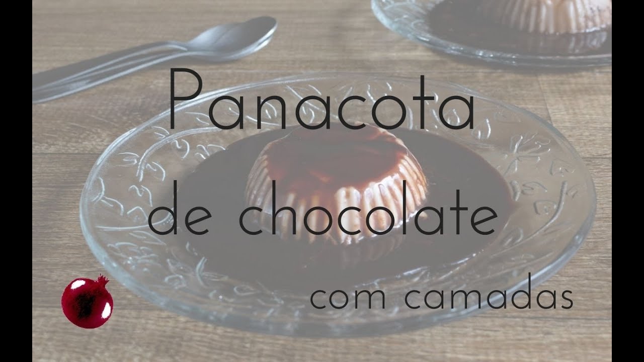 Panacota de chocolate com duas texturas - YouTube