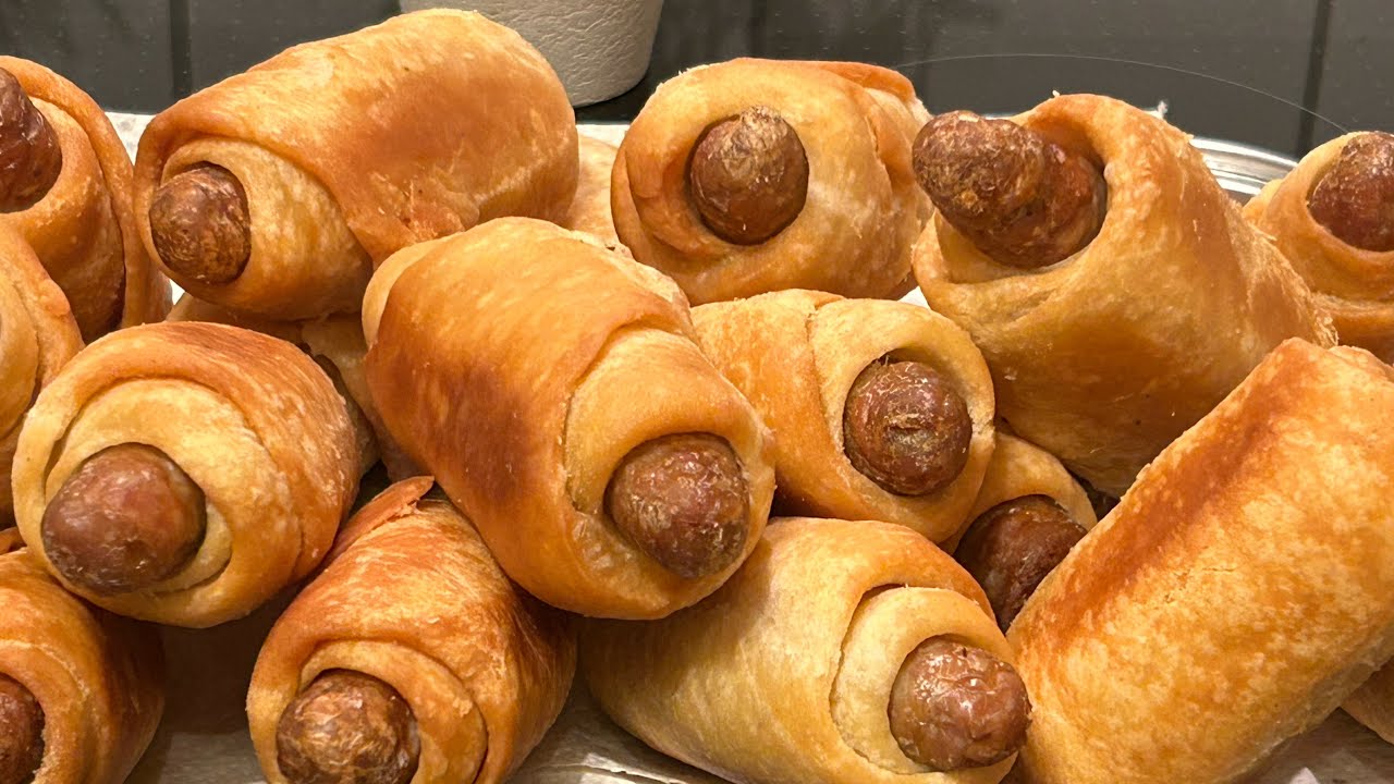 How To Make BEST Homemade SAUSAGES ROLL: So Appetising Amazing sausage ...