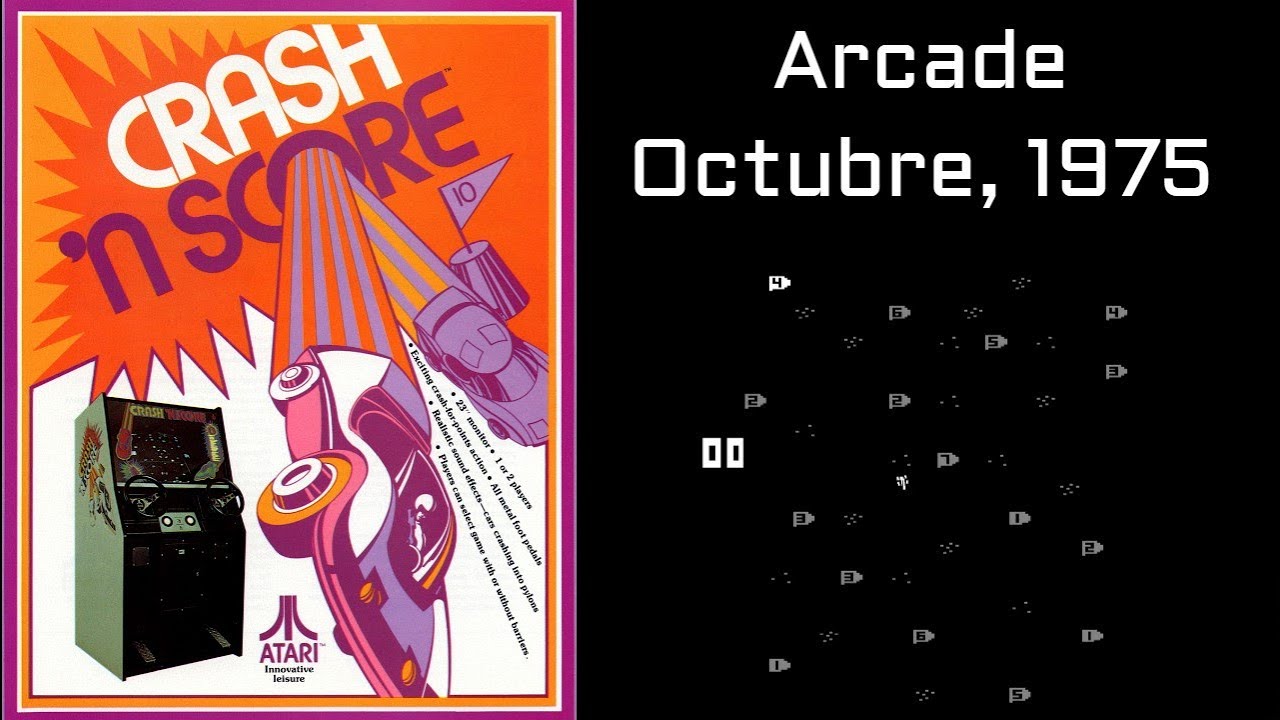 Crash´n Score (1975) [Arcade] - Métele turbo #gamer #retro #nostalgia # ...
