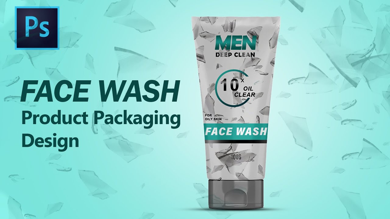 Photoshop Tutorial | Face Wash | Product Packaging Design - YouTube