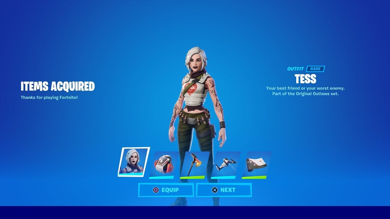 BRAND NEW TESS SKIN! (Fortnite Season 5) - YouTube