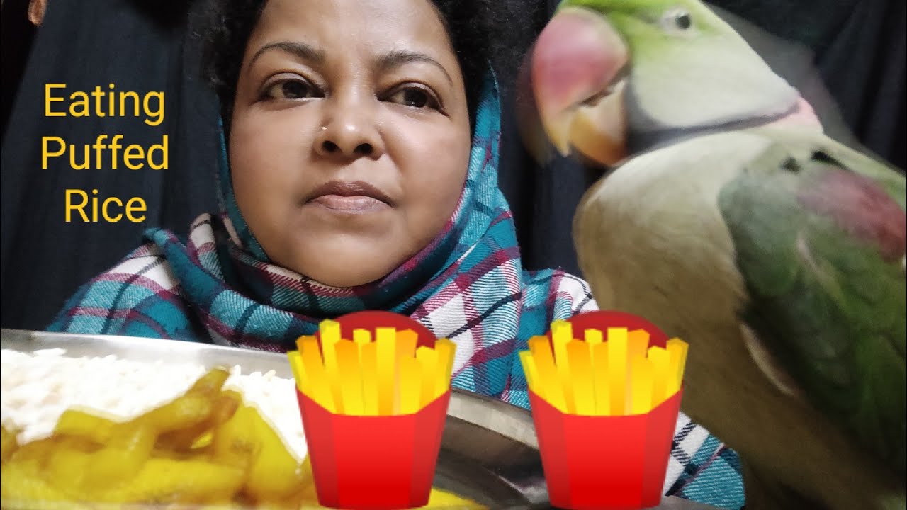 Eating Puffed Rice With French fries | ASMR Big Bites Mukbang| Garib ...