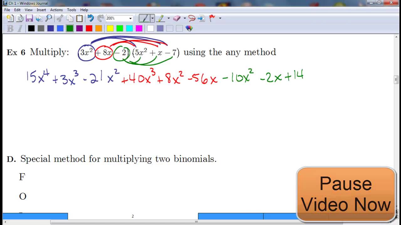 Tech Math 3: Section 2.1 - YouTube