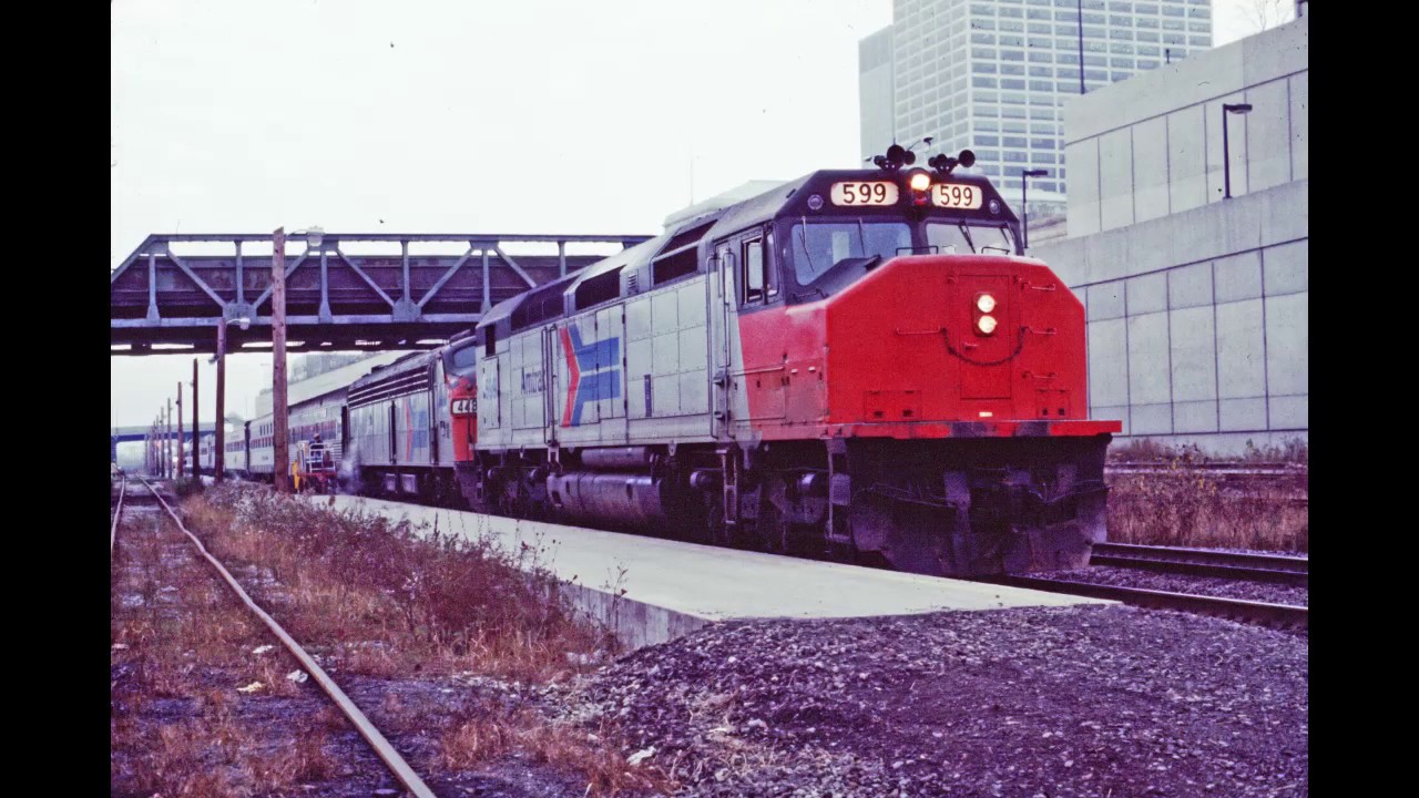 Cleveland Amtrak NW 1975 to 1985 - YouTube