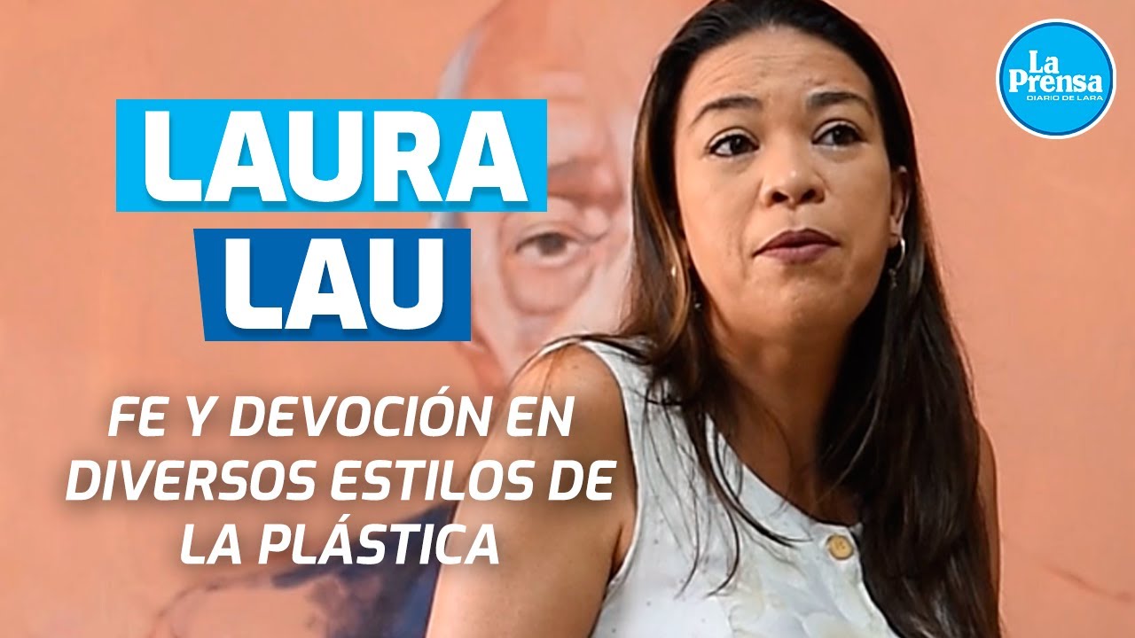 Laura Lau, artista plástico, pinta a la virgen Divina Pastora por ...