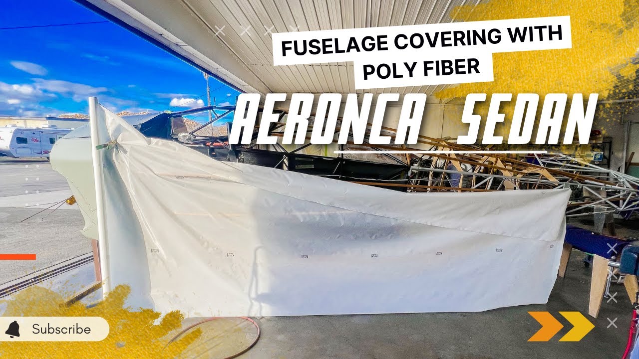 Fuselage Covering with Poly Fiber / new project: AERONCA SEDAN - YouTube