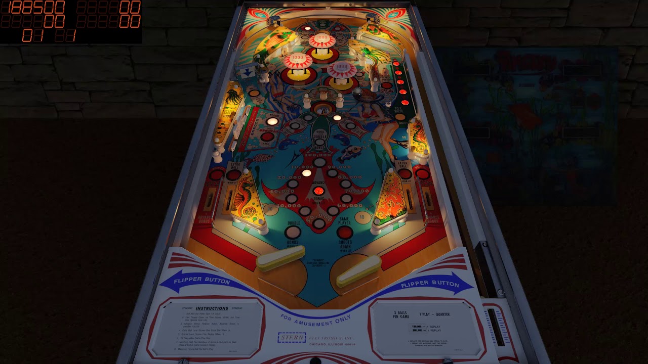 Stingray Pinball VPX - YouTube