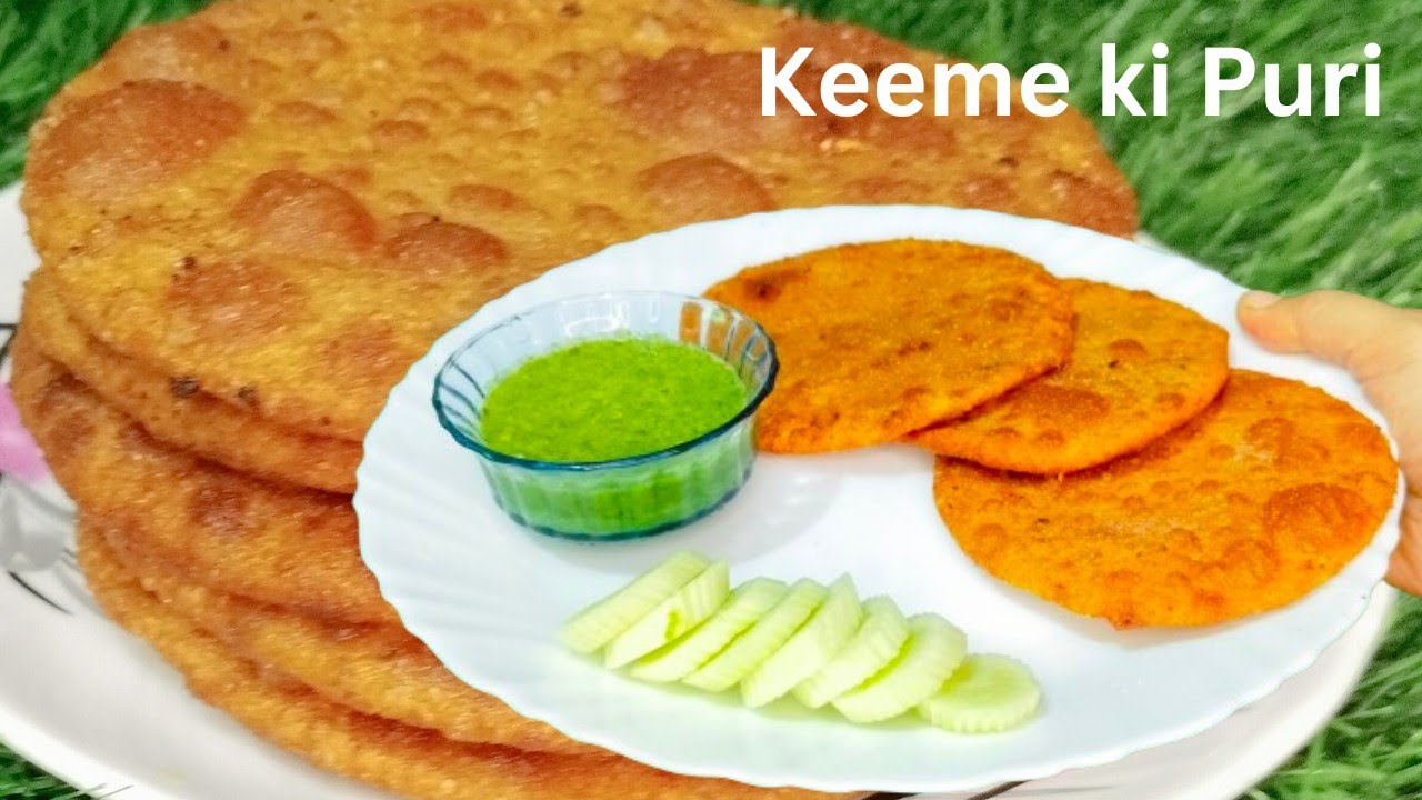 Bakrid Special Keema Puri recipe || Stuffed Keema Ki Puri ...