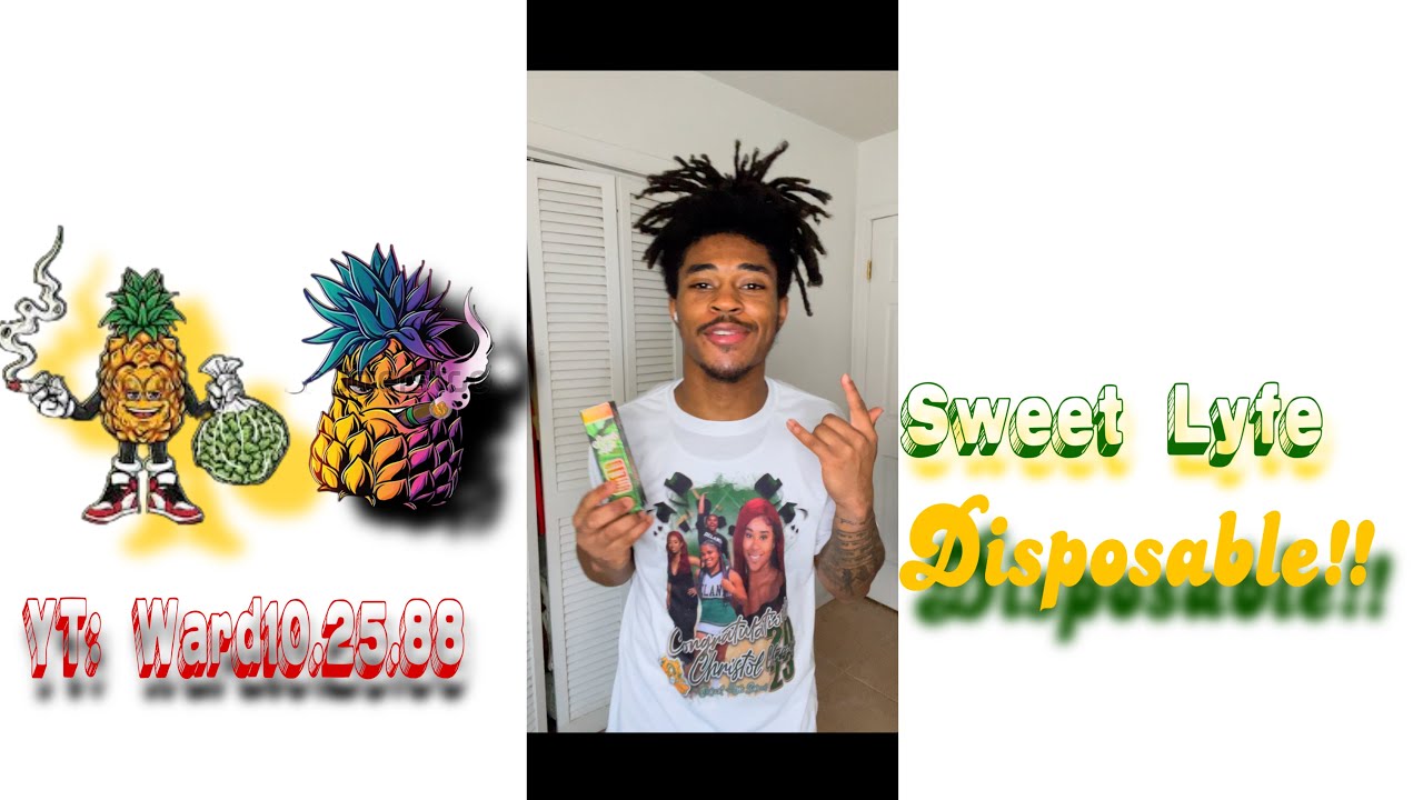 SWEET LYFE 2.5 Gram Disposable PINEAPPLE Express!! (HYBRID) - YouTube