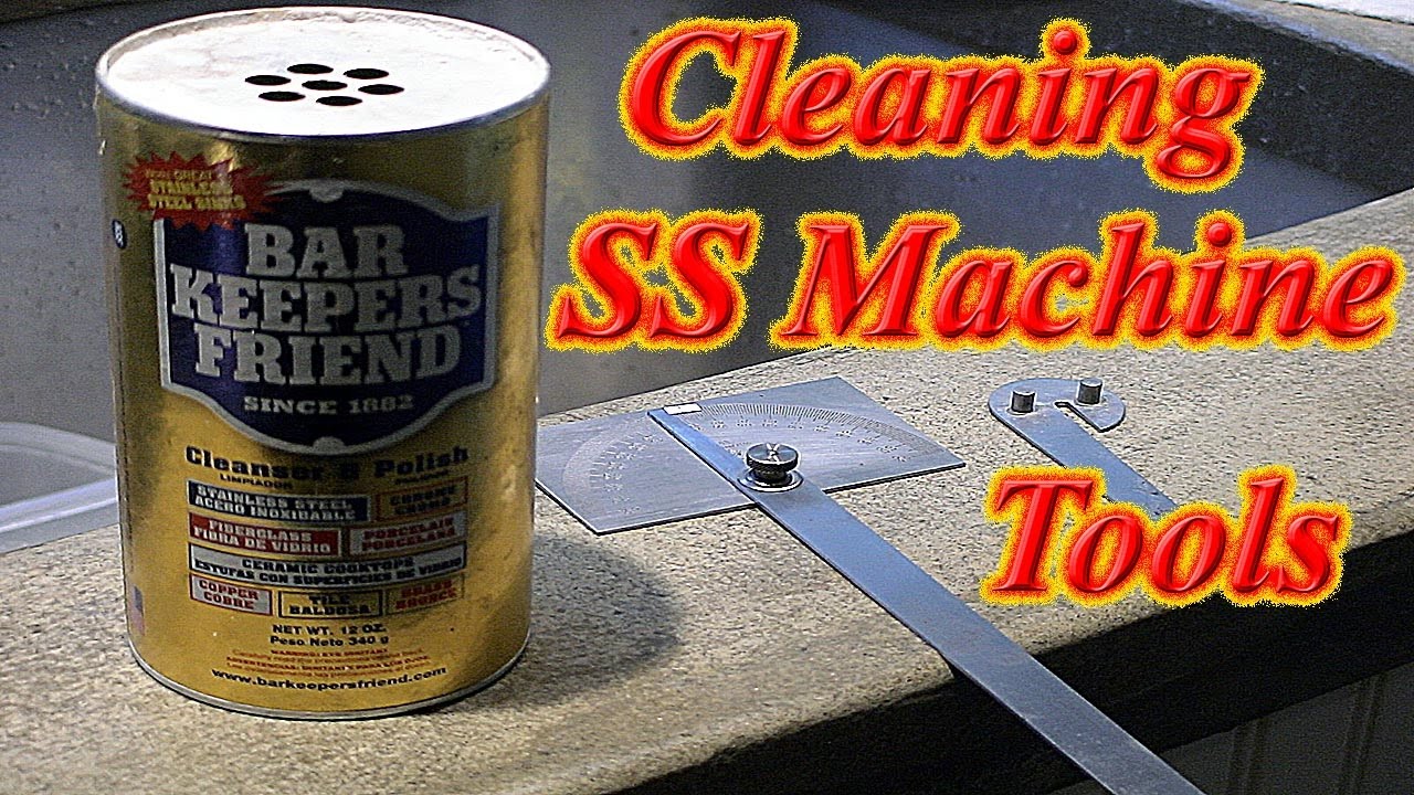 Cleaning Stainless Steel Machine Tools - YouTube