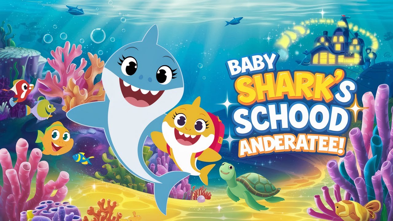 Momma Shark Takes Baby Shark to School 🦈 Fun Kids Song Adventure! - YouTube