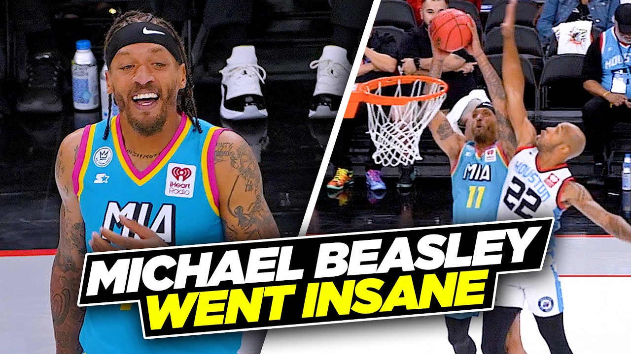Michael Beasley Was On DEMON TIME! | EASY 30 Piece! | Miami 305 vs ...