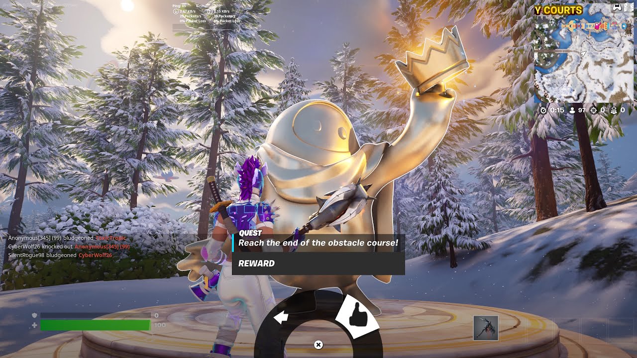 Fortnite - Start Fall Guys Challenge At Bean Idols (Fall Guys Quests ...