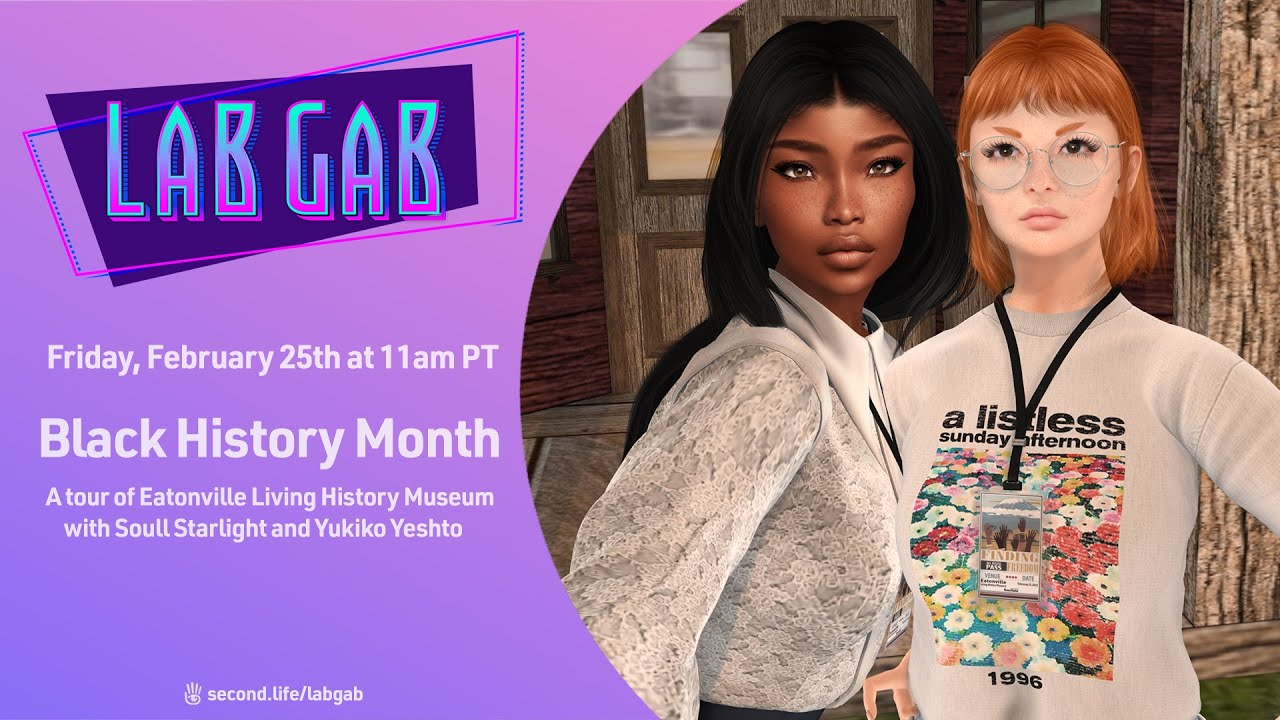 Second Life's Lab Gab - Black History Month 2022 - YouTube