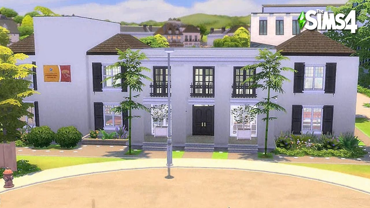 The Sims 4 | FRATERNIDADE FOXBURY (SPEED BUILD) - YouTube