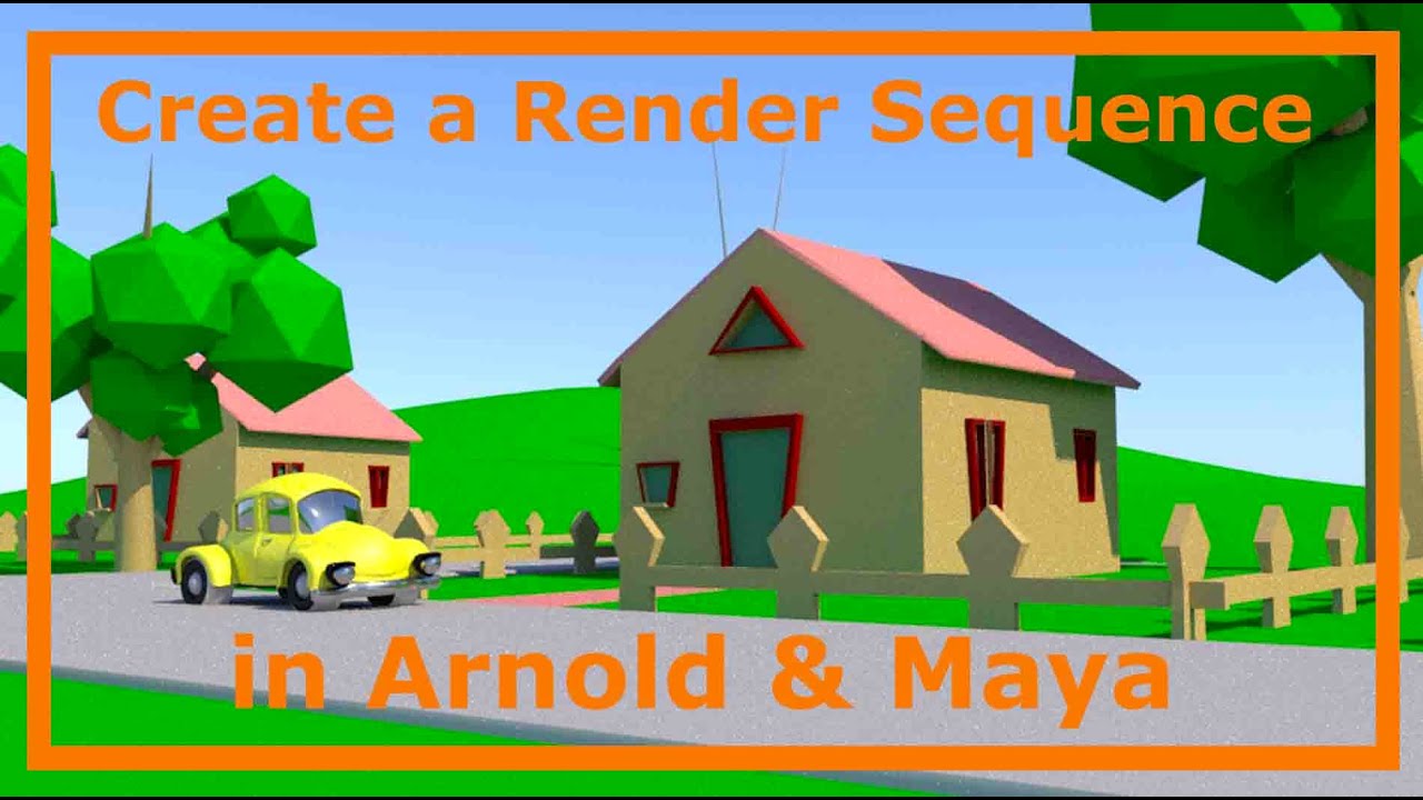How to Create a Render Sequence in Arnold and Maya - YouTube