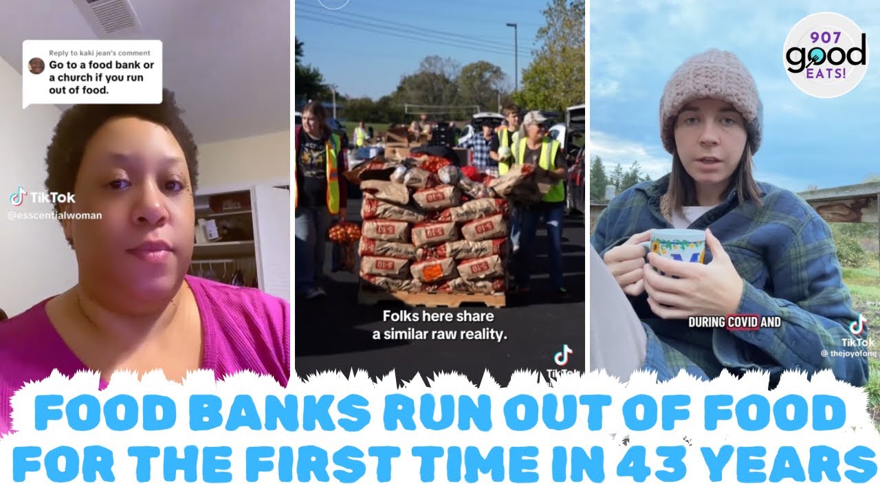 Food Banks Run Out Of Food For The First Time In 43 Years - YouTube