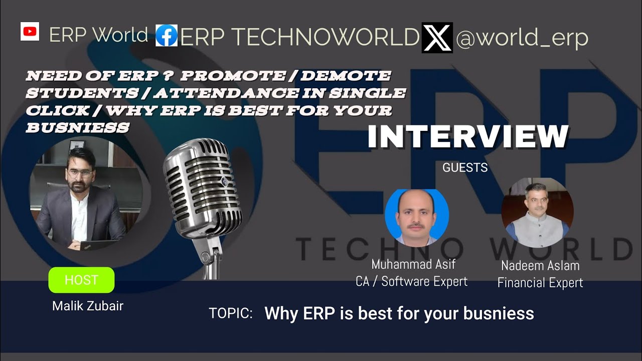 Need of ERP ? Promote / Attendance in single click / Why ERP is best ...