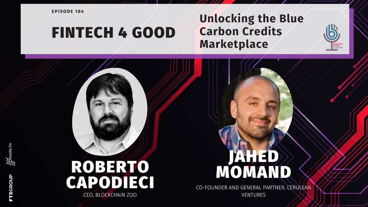 Episode 184 - Fintech4Good: Unlocking the Blue Carbon Credits Marketplace - YouTube