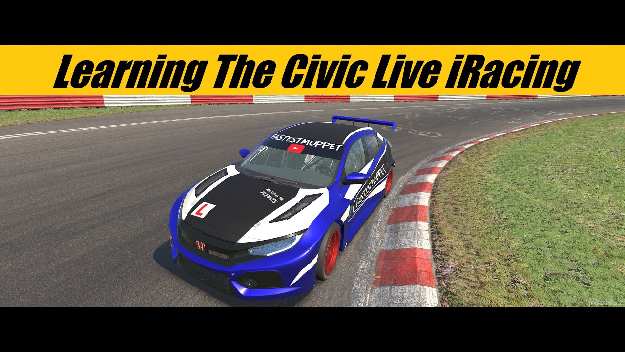 iRacing - Sim Racing Live Stream - Learning the Honda CIvic TCR on the ...