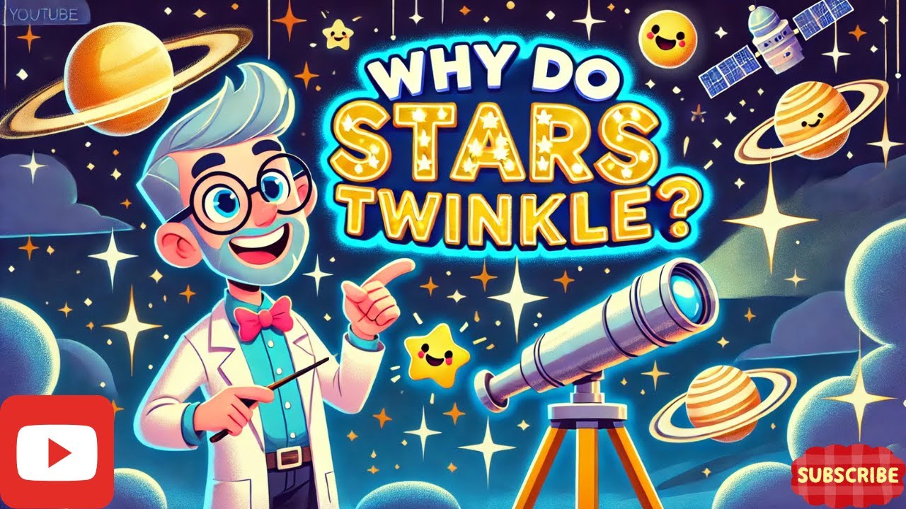 Why Do Stars Twinkle? Space Science for Kids - YouTube