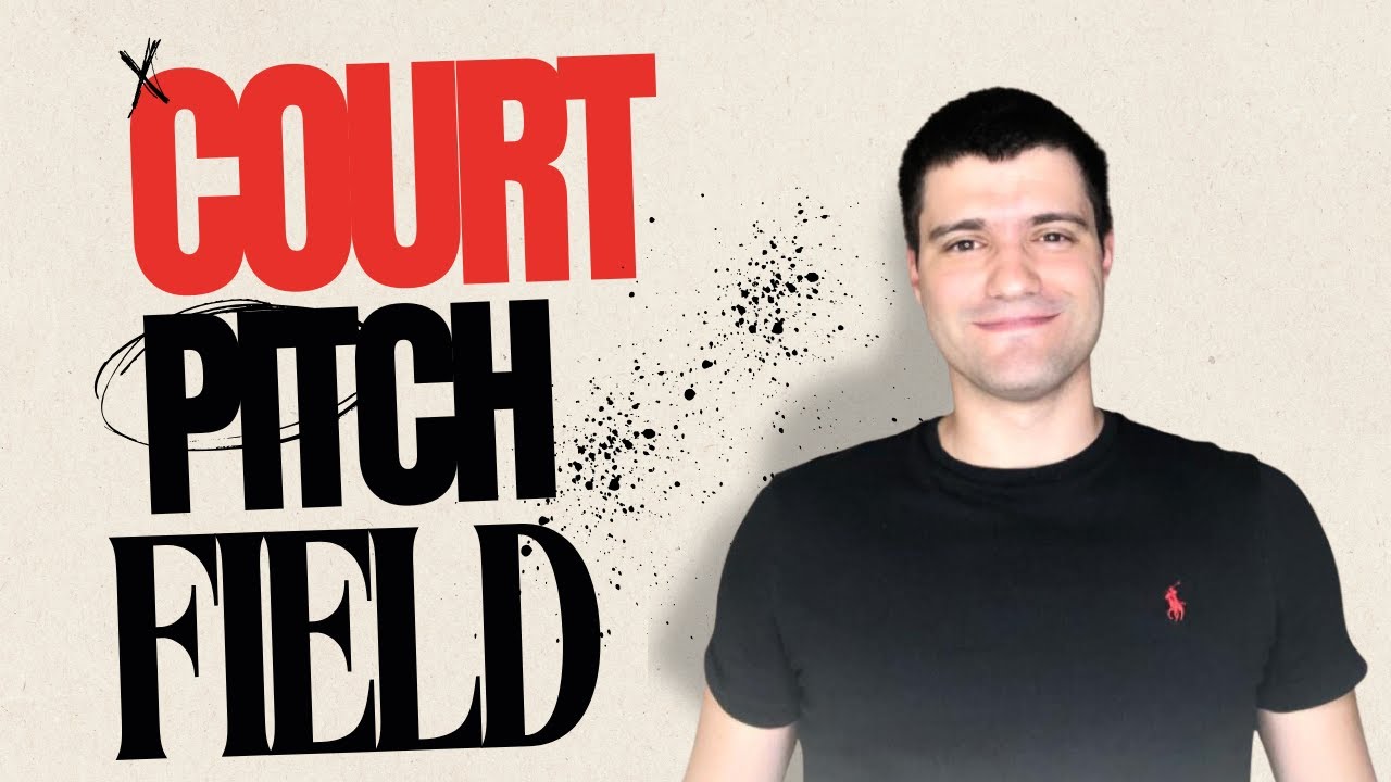What's The Difference? Court vs Pitch vs Field - Track - Course - YouTube