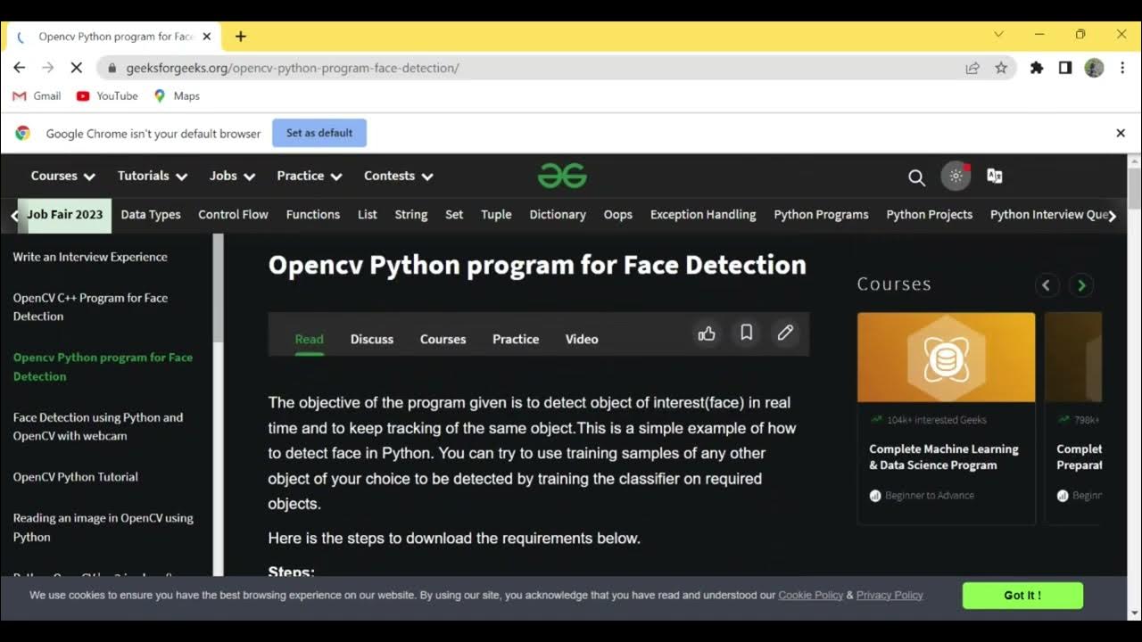 python face detection - YouTube
