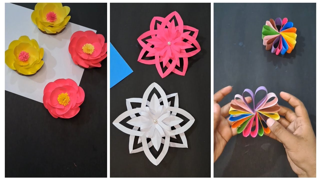Easy step beautiful flower 🌼 homedecor ideas - YouTube