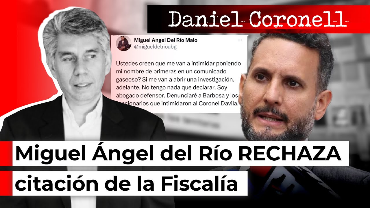 Miguel Ángel del Río se niega a comparecer ante la Fiscalía. Estas ...