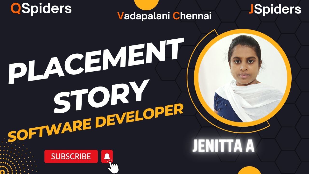 Success story of Ms.Jenitta A as a software Engineer Qspiders ...