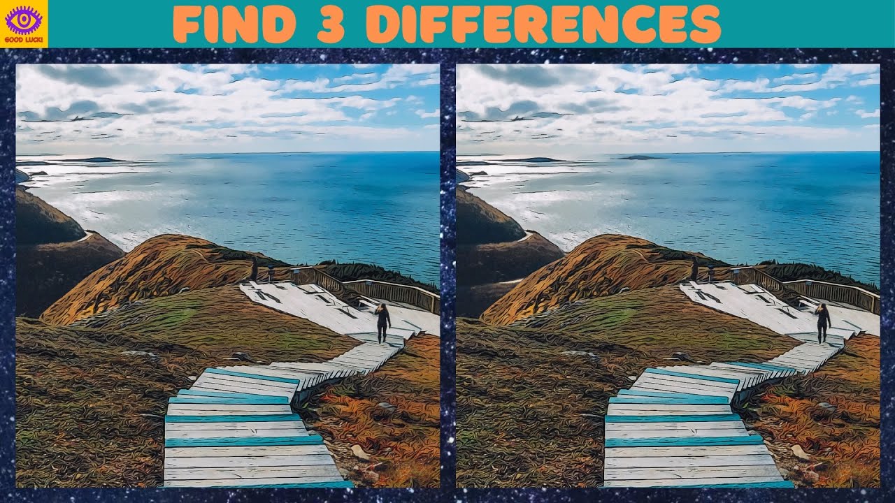 【Find the Difference】Brain Game Puzzle "Cape Breton" 73 - YouTube