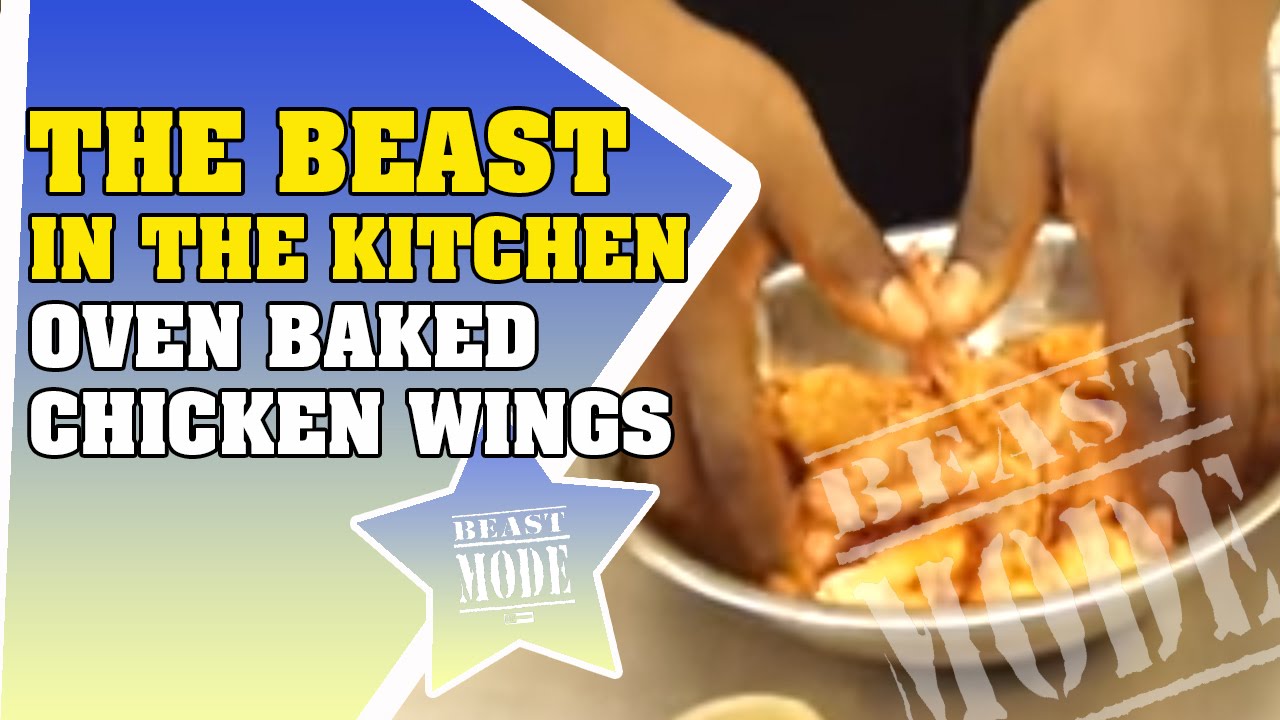 Beast in the Kitchen - Oven Baked Chicken Wings - YouTube
