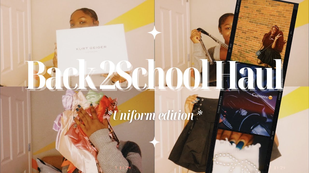 Back To School Haul (uniform edition)🎀 - YouTube