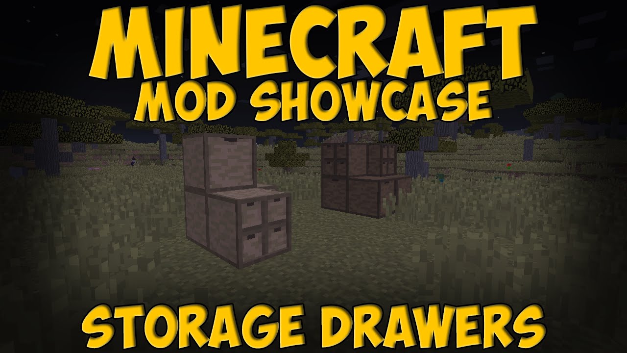 Minecraft Mod Showcase #2 - Storage Drawers - YouTube