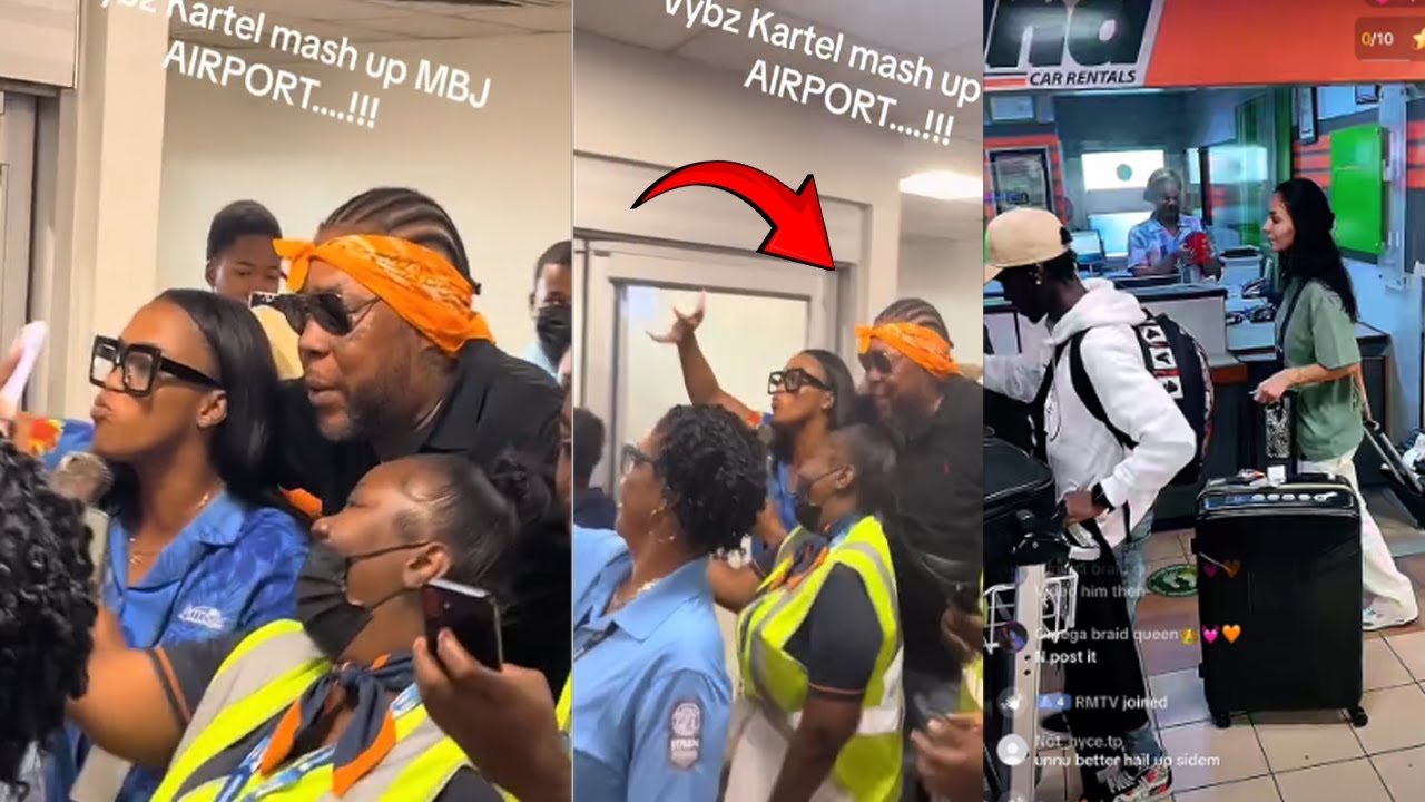 Artist Hospitalise! Vybz Kartel Rush At Montego Bay Airport As Him Land ...