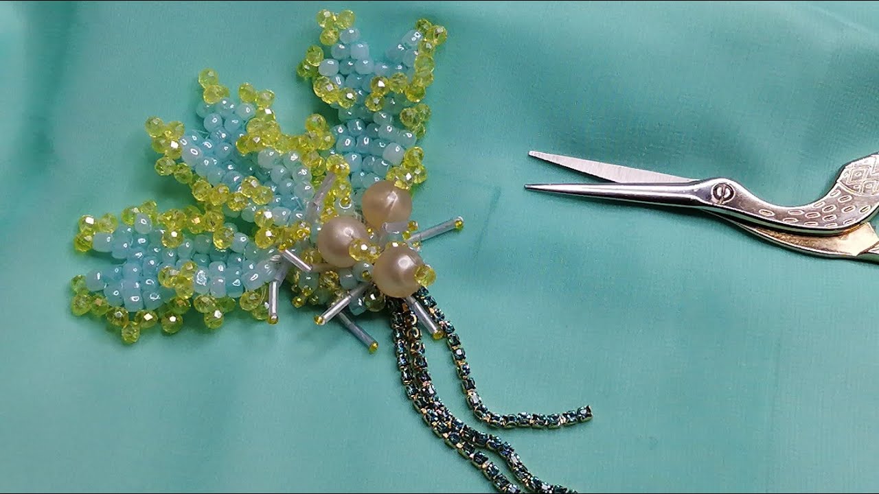 seed beads flower tutorial for beginners | diy flower beading tutorial ...