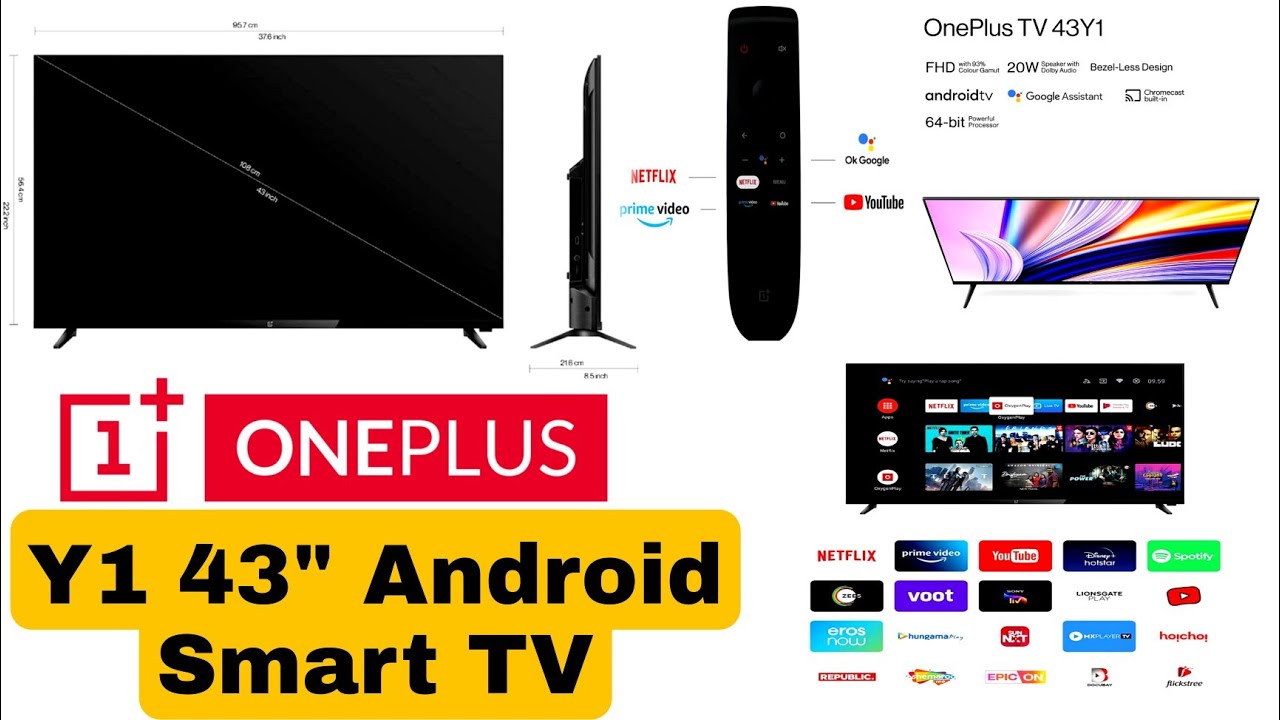 Oneplus TV Y1 43 inch review | oneplus smart tv 43 inch | oneplus ...