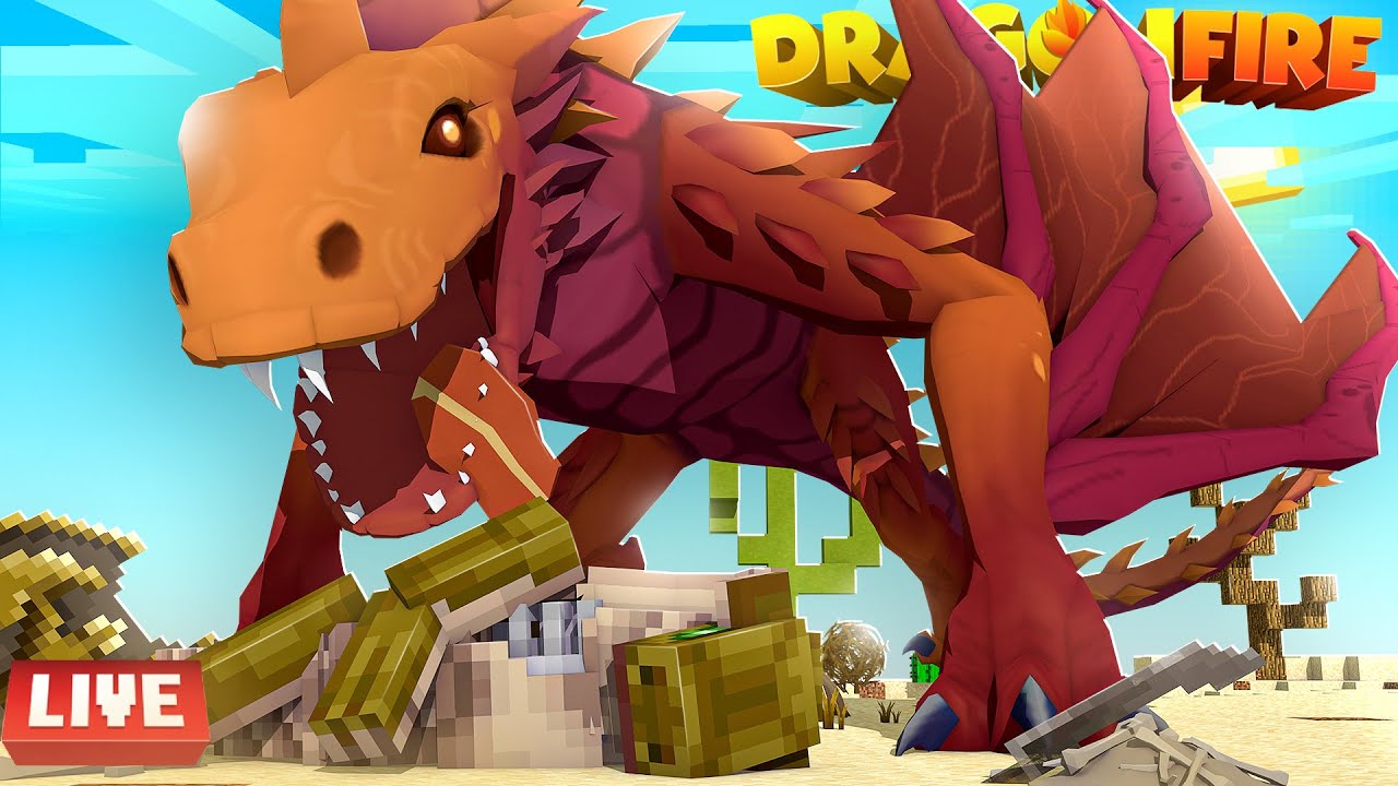 Minecraft Dragon Fire LIVE #23 - YouTube