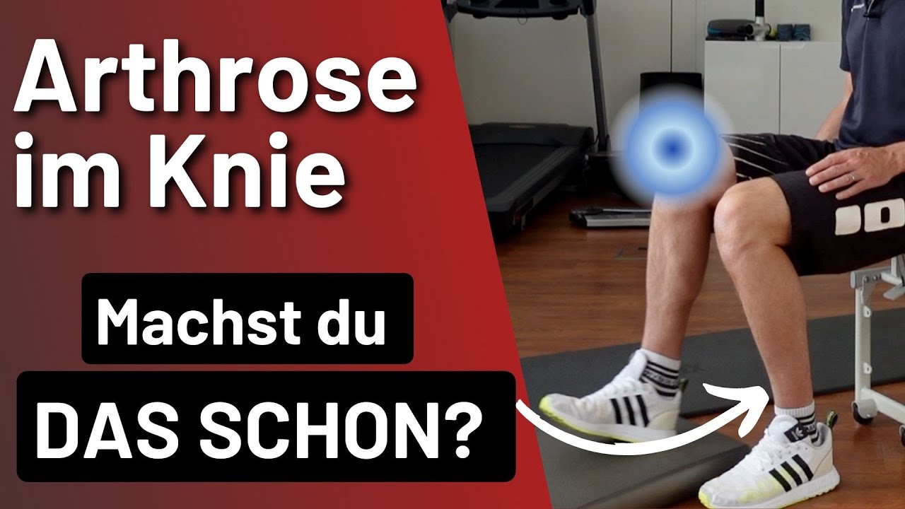 Übungen bei Arthrose | Dein Knie wird es lieben! | Kniearthroseübung ...