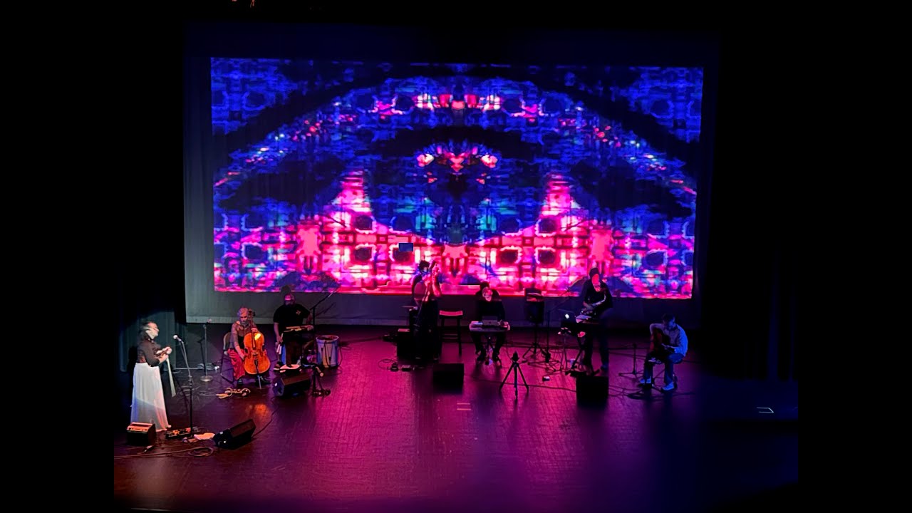 VJBH (Billie Mitchell) Solstice 2023 concert projection show with Kelly ...