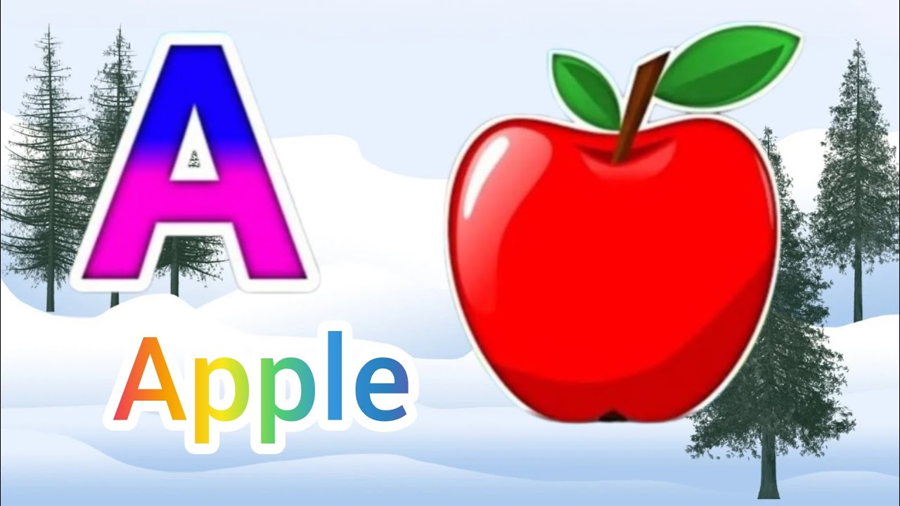 Learning ABCD Letters and Basic English Vocabulary | Toddlers learnin ...