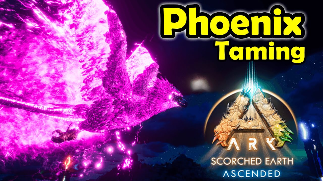 How to tame Phoenix Asa - Highest effectivity Phoenix trap Ark Survival ...