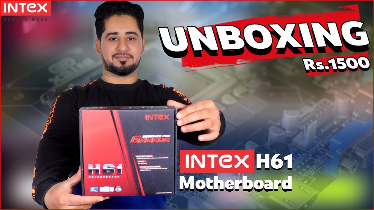 intex Gaming Motherboard 🔥 Intex H61 Motherboard Unboxing, Review ...