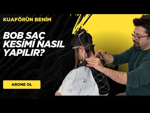 BOB SAÇ KESİMİ - ÖNLERİ UZUN ARKASI KISA BOB SAÇ KESİMİ NASIL YAPILIR?