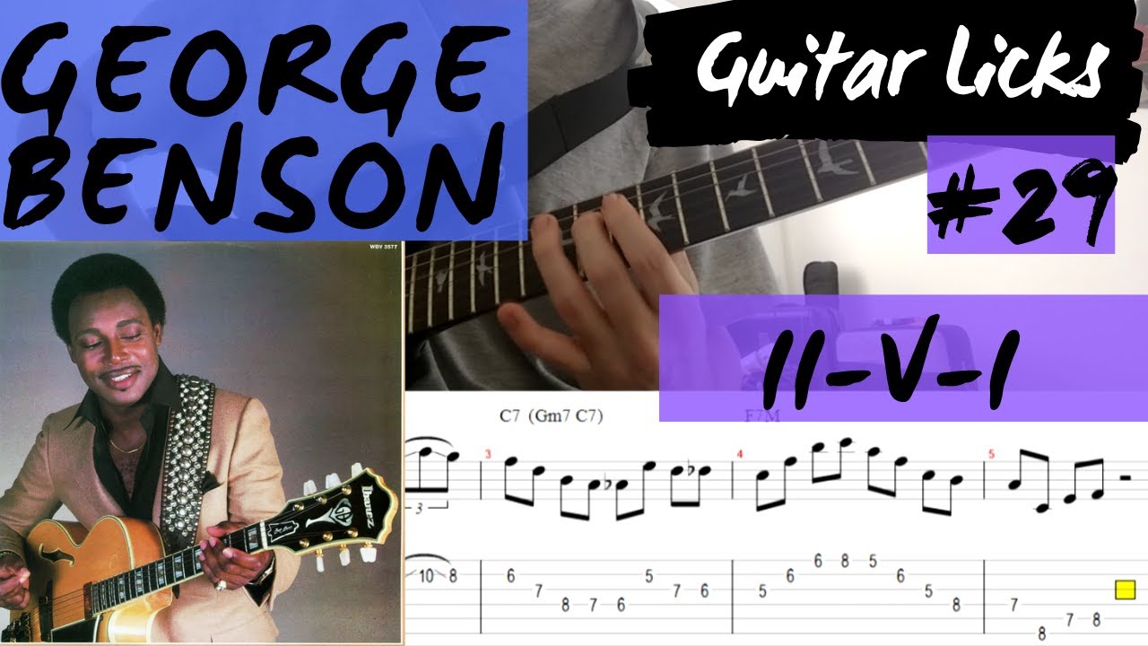#29 GEORGE BENSON - II V I (Sheet music + Tabs) - YouTube